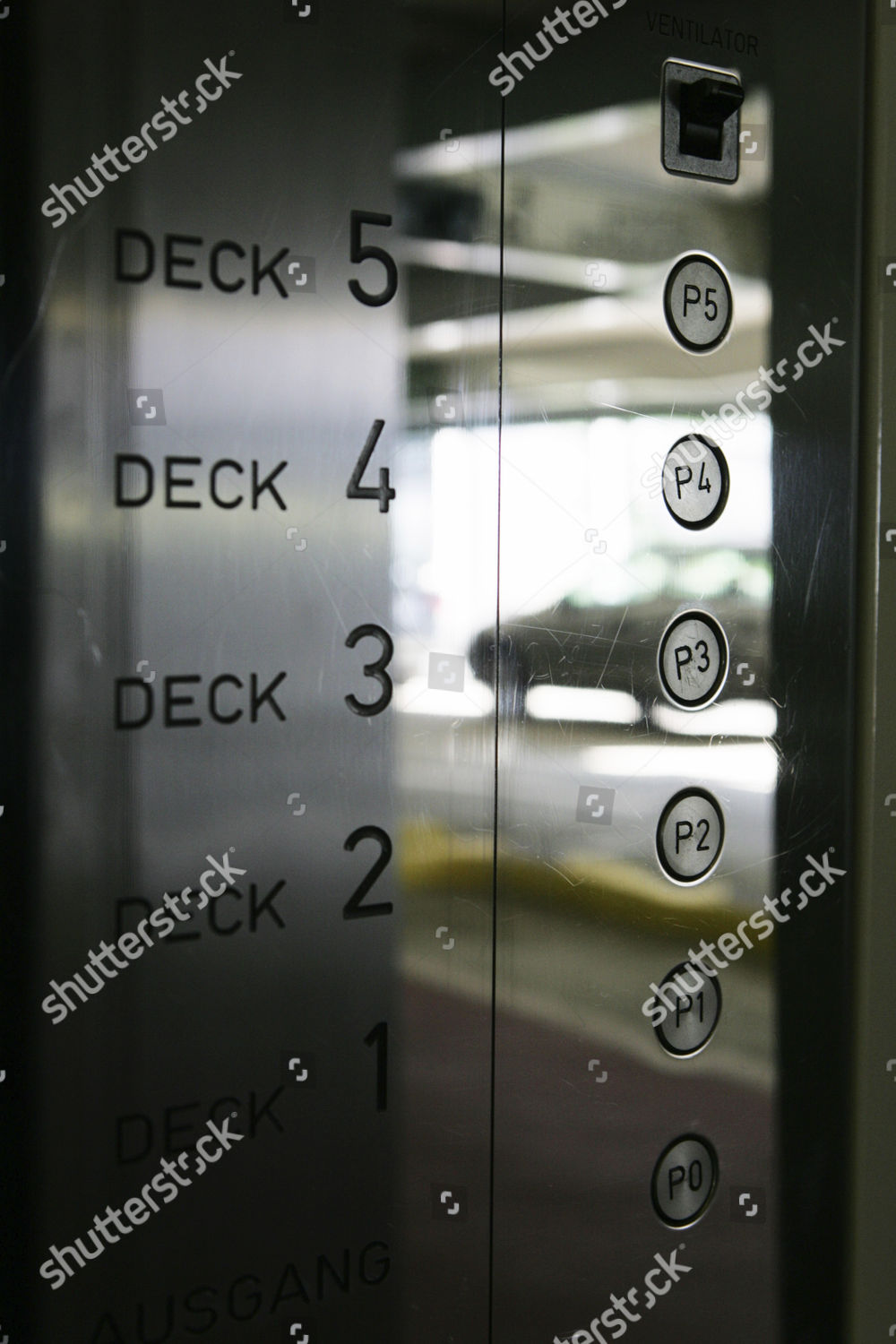 Deu Germany Elevator Display Editorial Stock Photo - Stock Image ...
