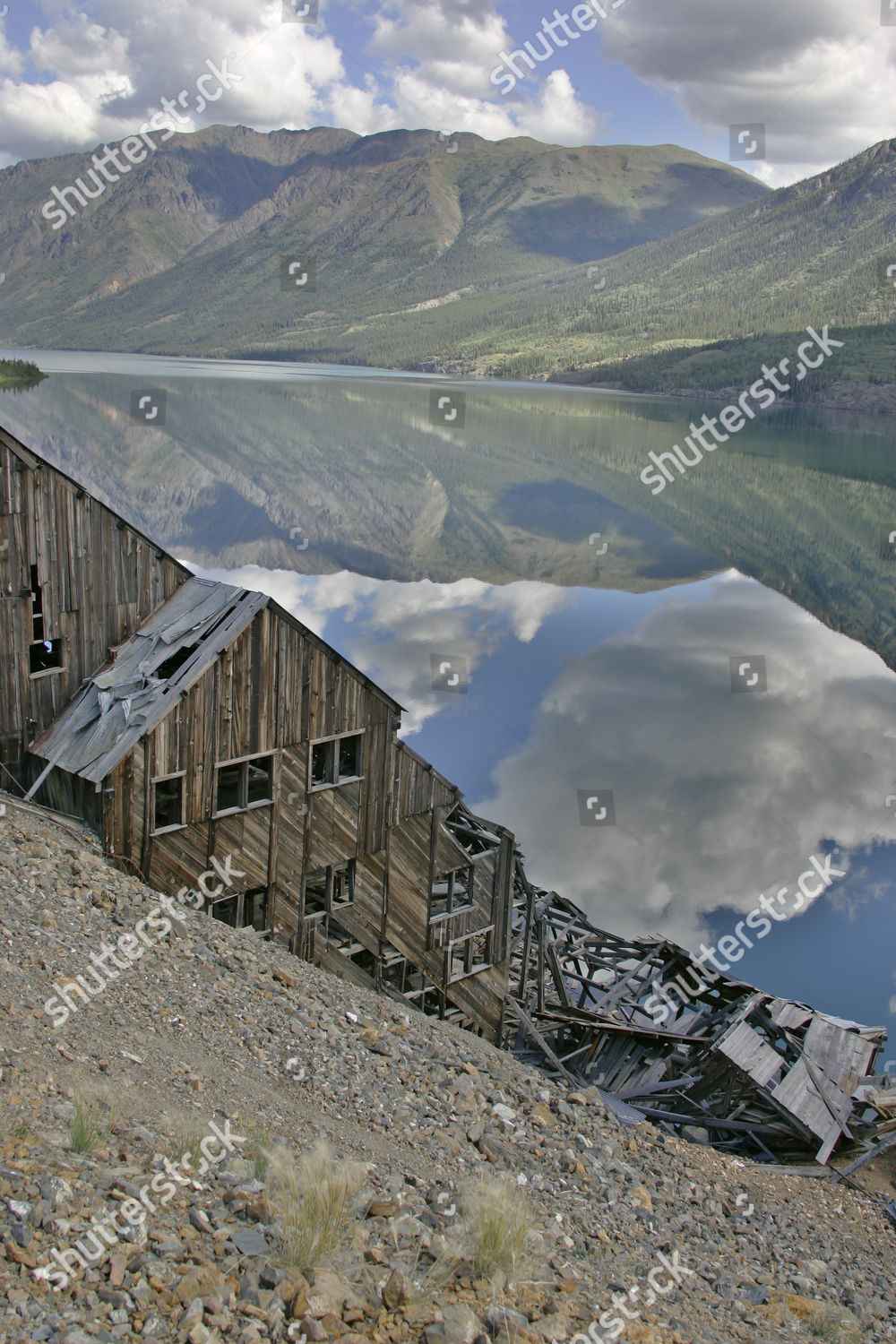 Wooden Buildings Venus Mill Buildings Housed Editorial Stock Photo ...
