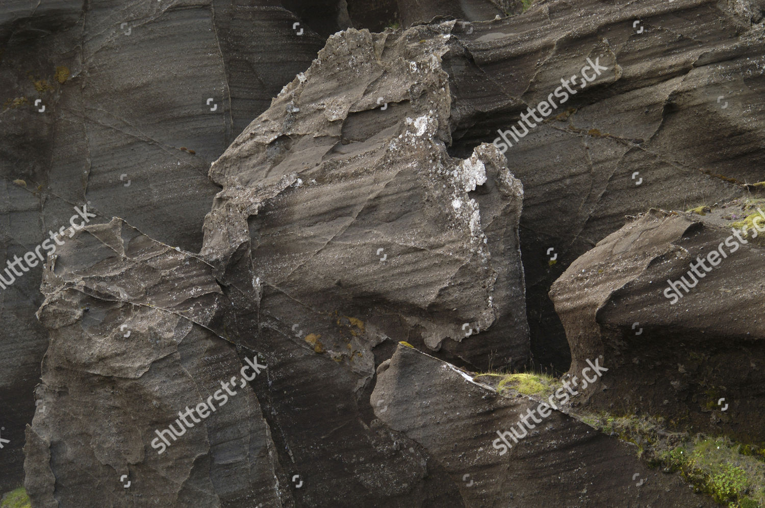 Rock Formations Made Tuff Base Mountain Editorial Stock Photo - Stock ...