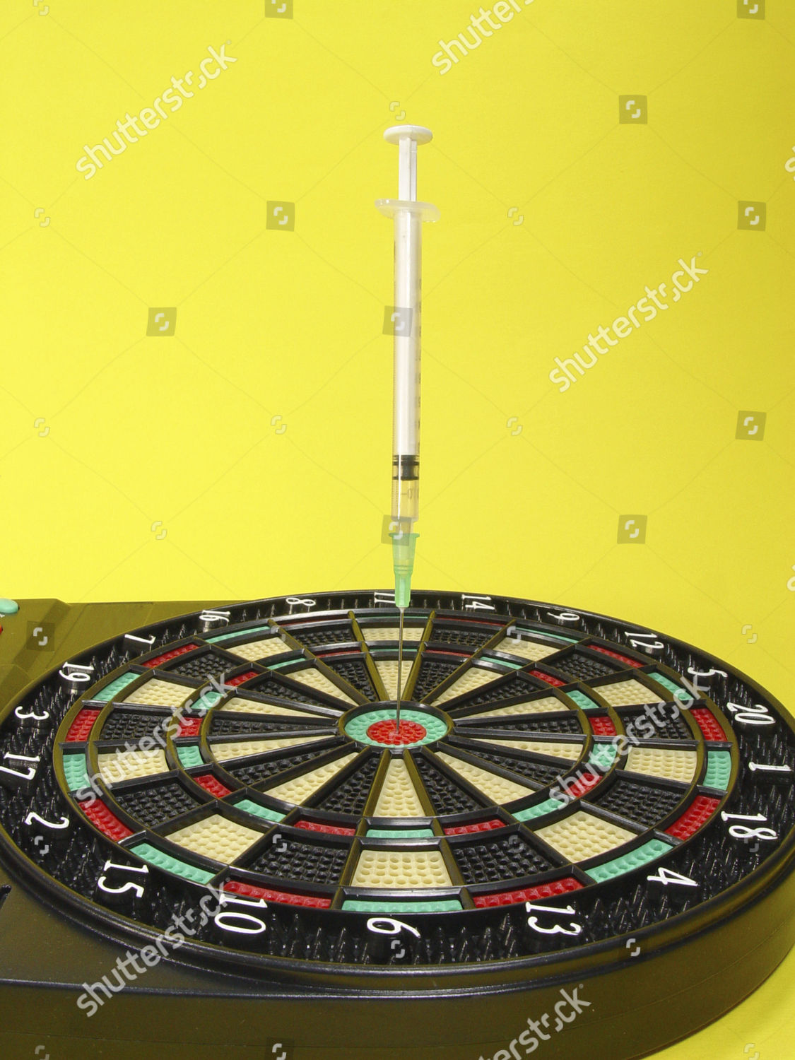 Dartboard Syringe Symbol Unerringly Medication Editorial Stock Photo ...