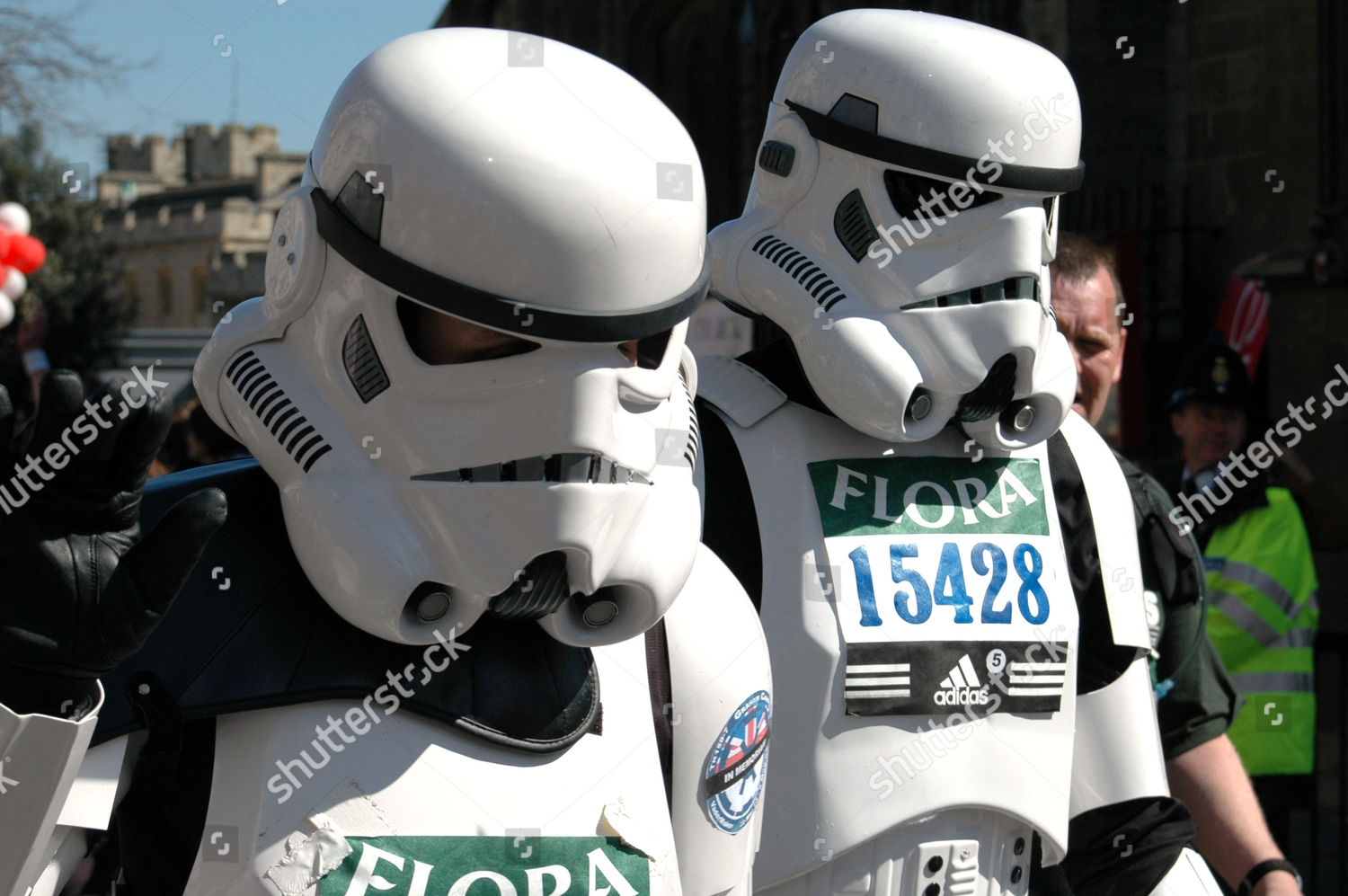 Funrunners Dressed Stormtroopers London Marathon 2005 Editorial Stock ...
