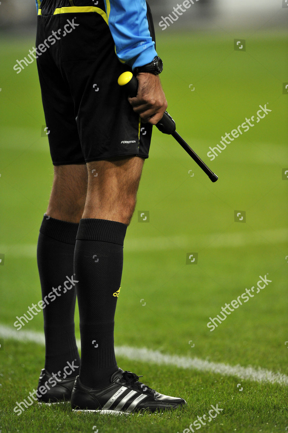 Testing Goal Judge Goalkeeper Referee Radio Editorial Stock Photo ...