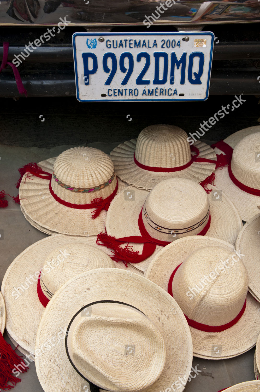 Straw Hats Market Totonicapan Guatemala Central Editorial Stock Photo ...