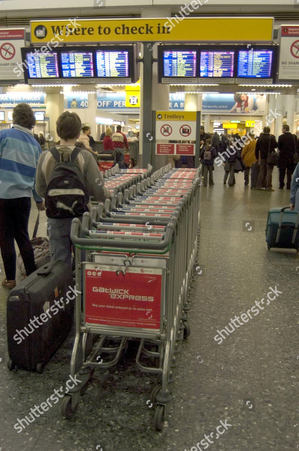 Model Released Scene Inside Airport Checkin Editorial Stock Photo ...