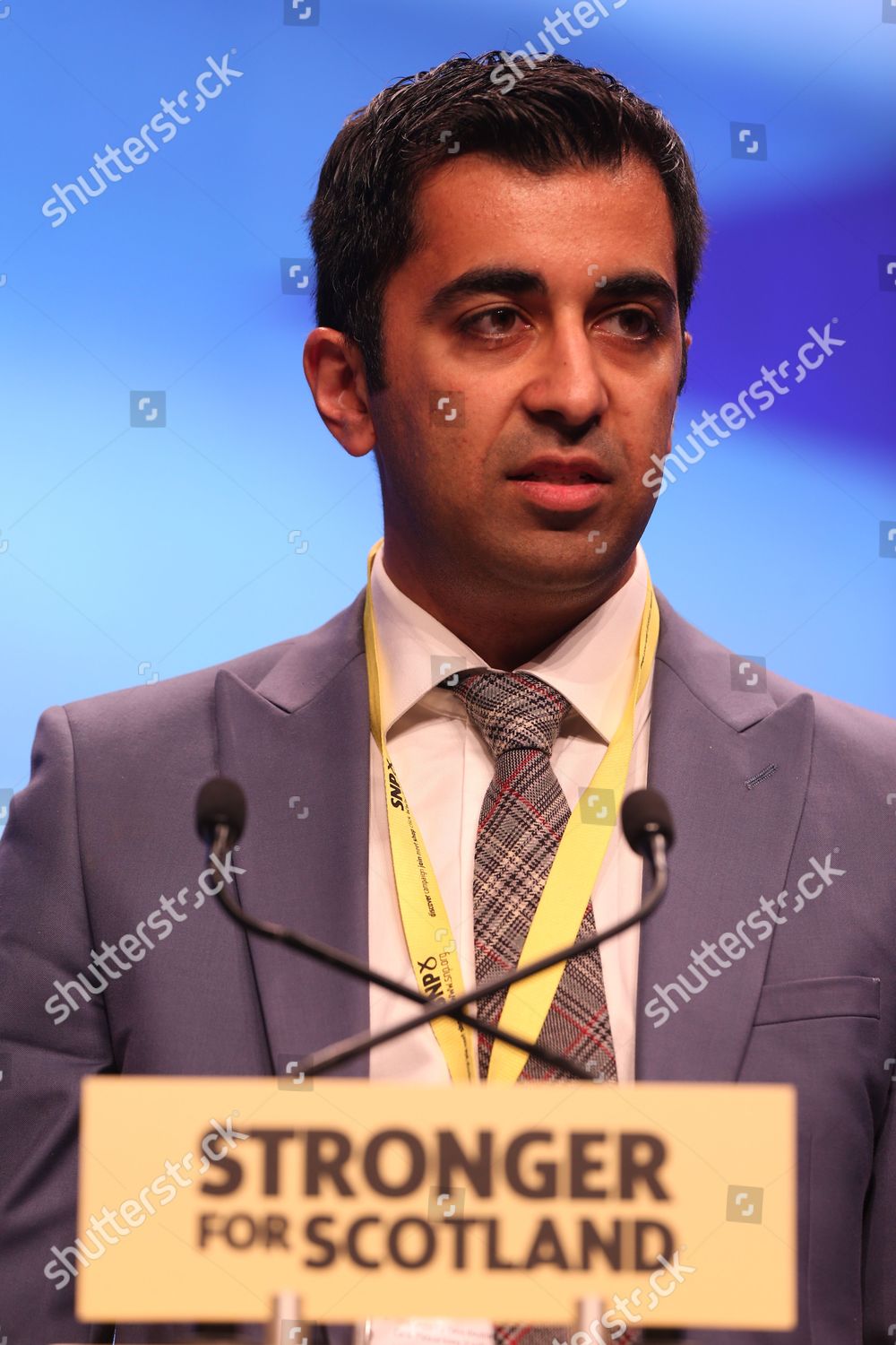 Humza Yousaf Msp Glasgow Minister Europe Editorial Stock Photo - Stock ...