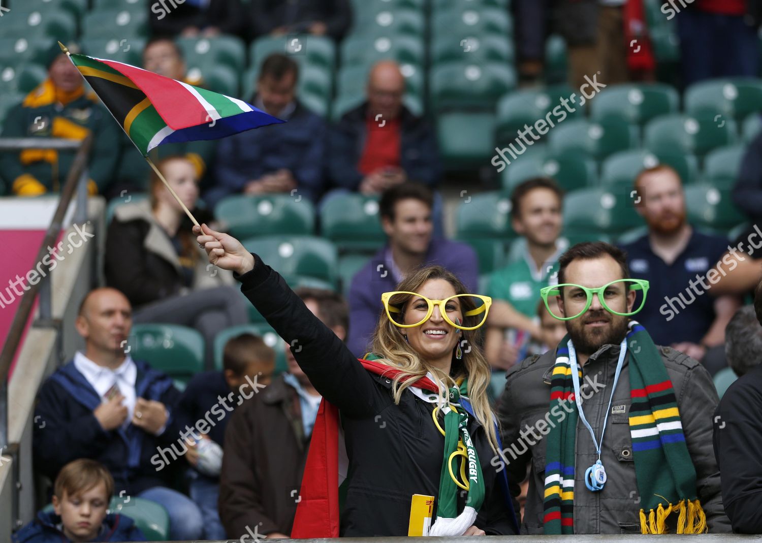 South Africa Fans During Rugby World Editorial Stock Photo - Stock ...