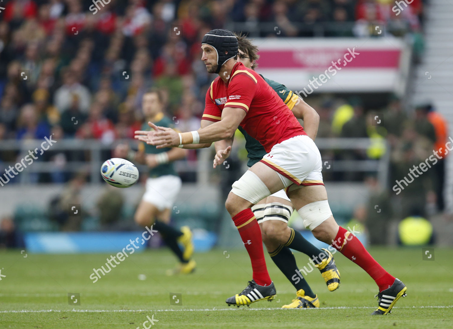 Luke Charteris Wales During Rugby World Editorial Stock Photo - Stock ...