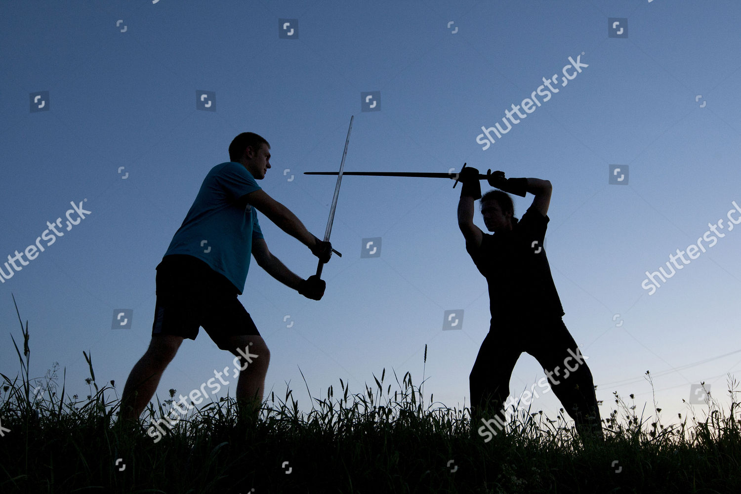 Swordfighting Training School Historical Fencing Heidelberg Editorial ...
