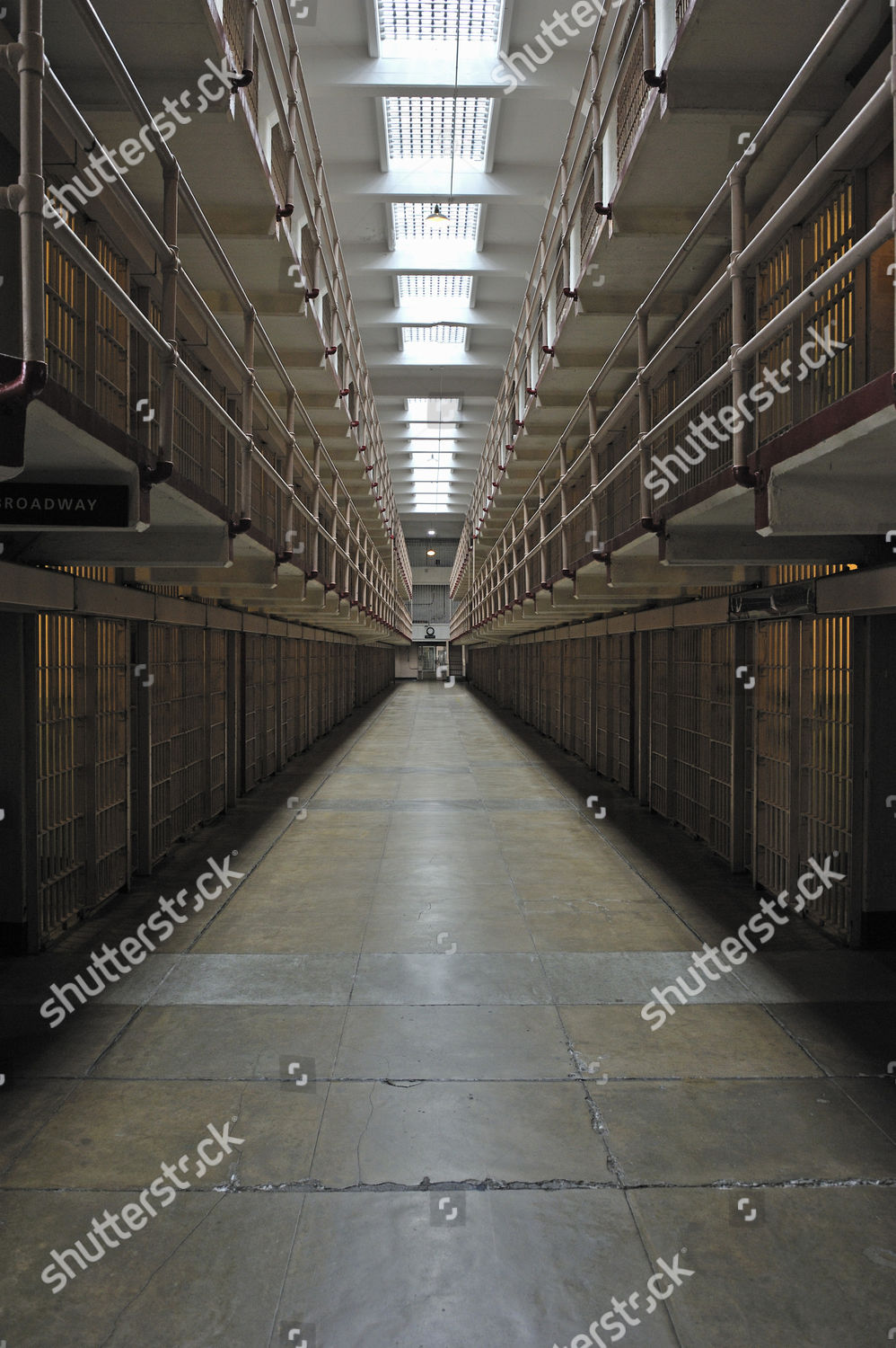 View Into Cell Block Prison Alcatraz Editorial Stock Photo - Stock ...
