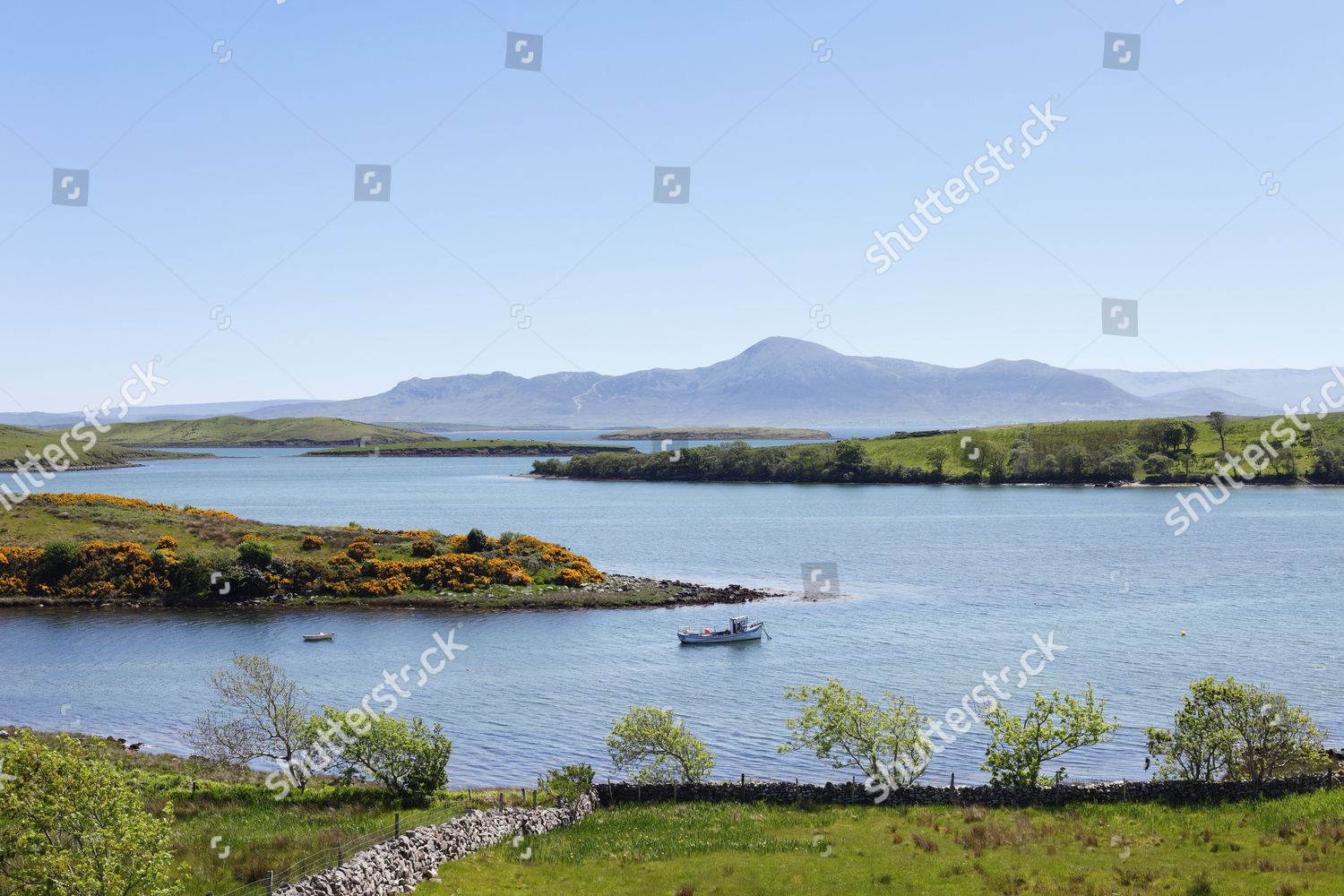 View Rosturk Over Clew Bay Looking Editorial Stock Photo - Stock Image ...