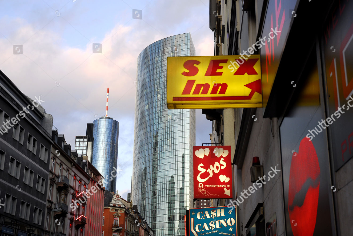 Red Light District Office Buildings Back Editorial Stock Photo - Stock ...