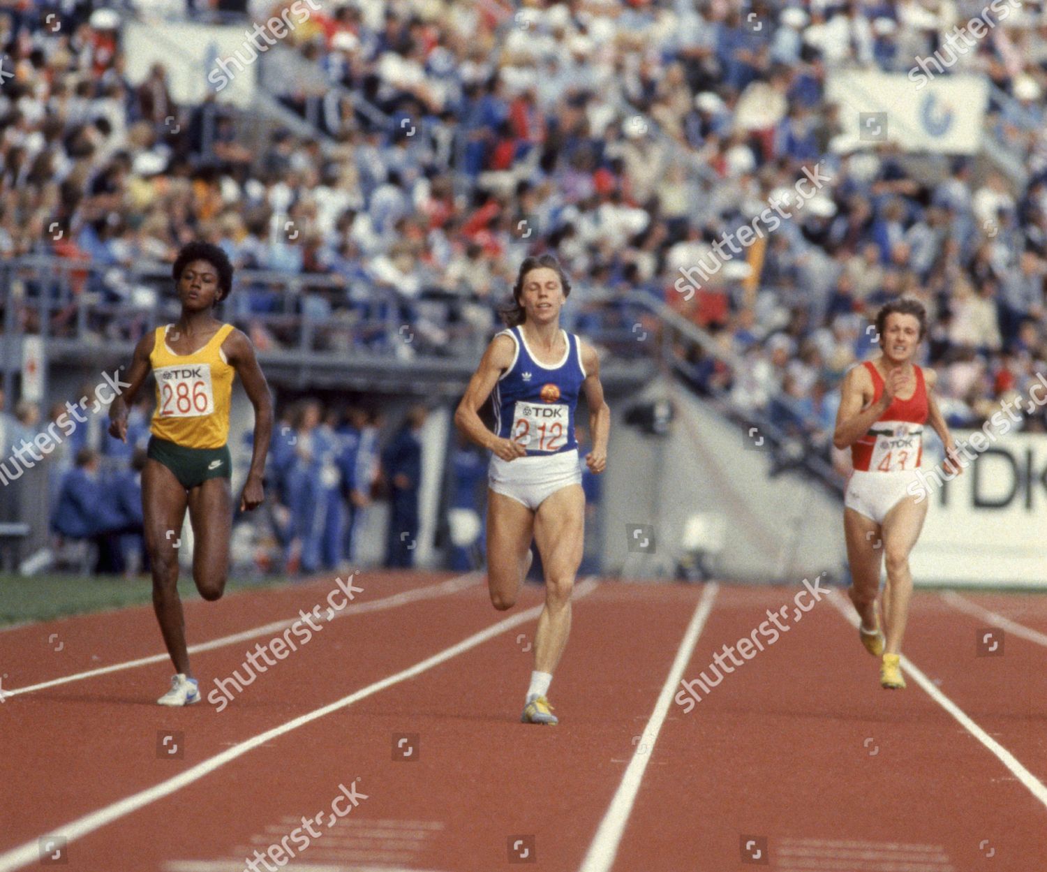 WORLD ATHELITICS CHAMPIONSHIPS 1983 HELSINKI WOMEN'S Editorial Stock ...