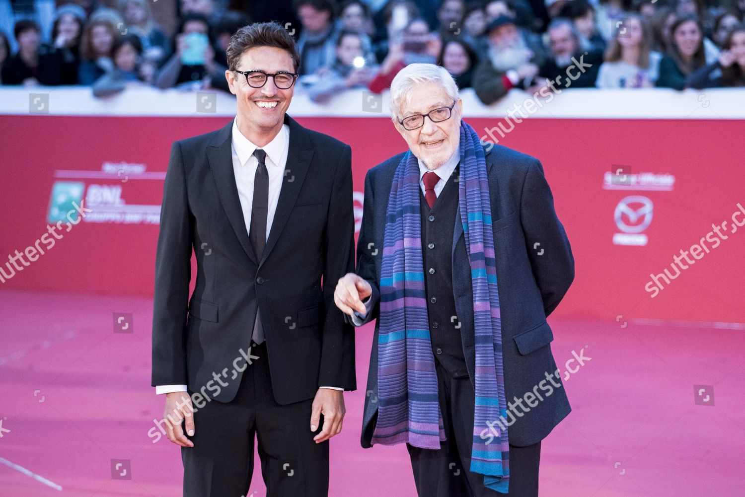 Ettore Scola Pierfrancesco Diliberto Editorial Stock Photo - Stock ...