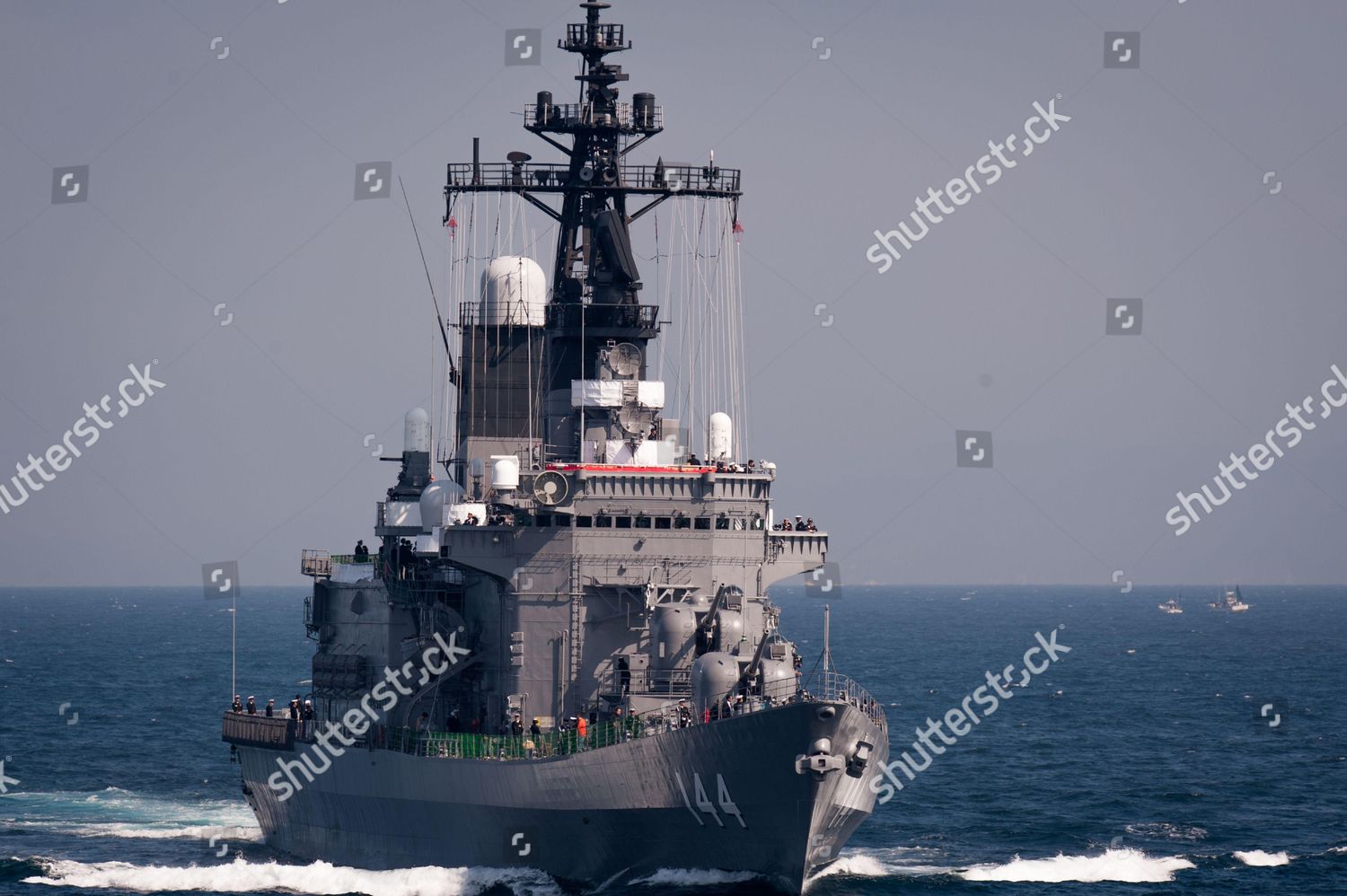 Japanese Maritime Selfdefense Force Flagship Destroyer Editorial Stock Photo - Stock Image ...