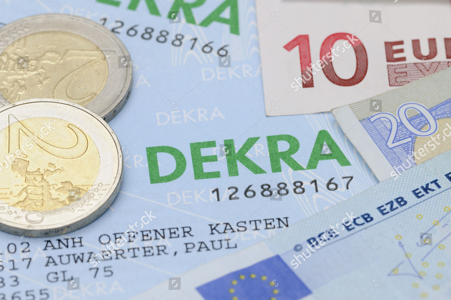 Documents Dekra Ag Stuttgart Expert Organisation Editorial Stock Photo ...
