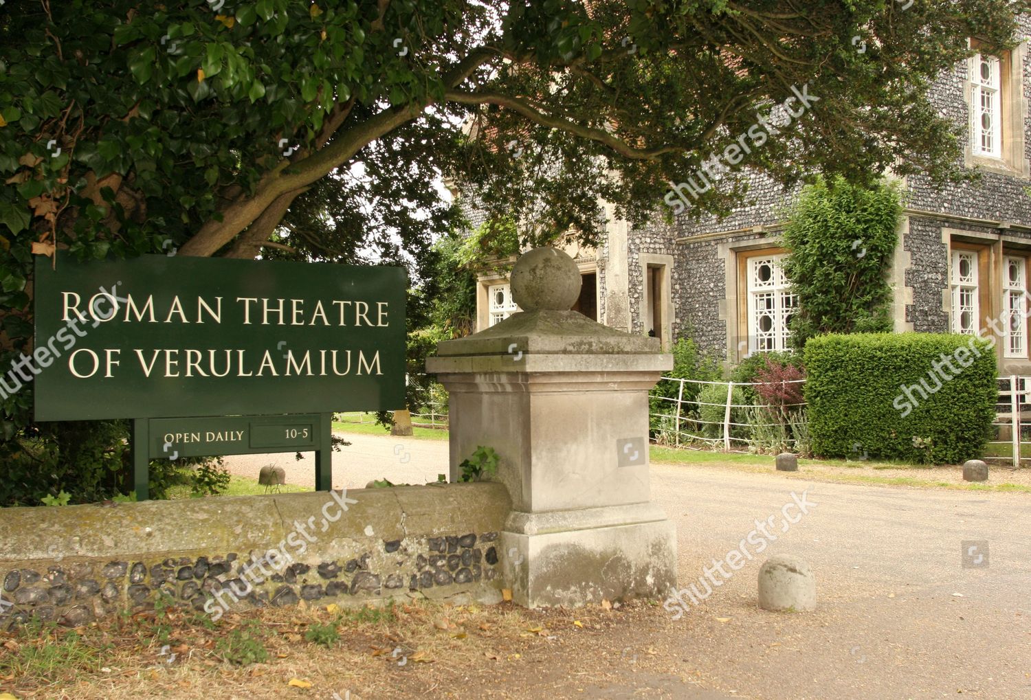 Remains Roman Theatre Verulamium Which Originally Editorial Stock Photo ...