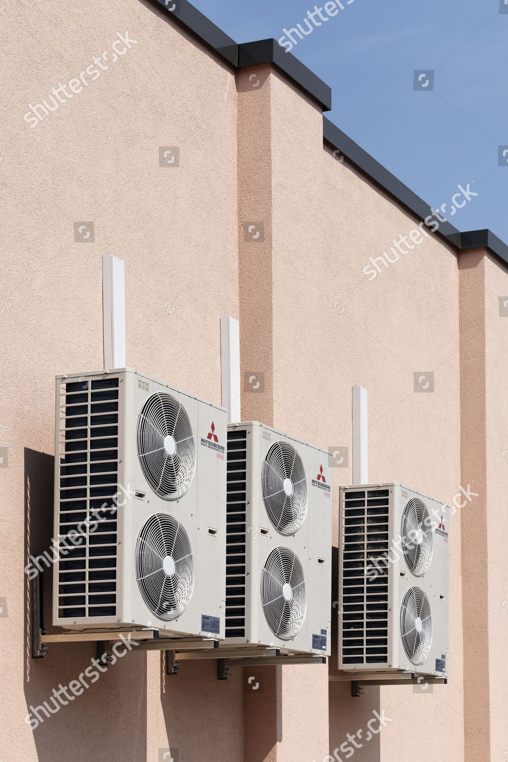 Outdoor Units Splitsystem Air Conditioners Supermarket Editorial Stock ...