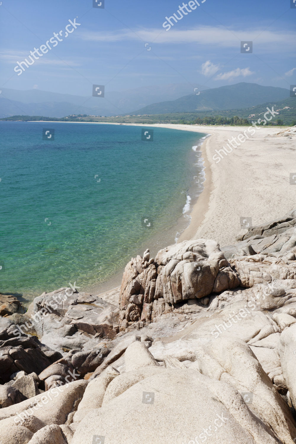 Plage Du Liamone Beach Gulf Sagone Editorial Stock Photo - Stock Image ...