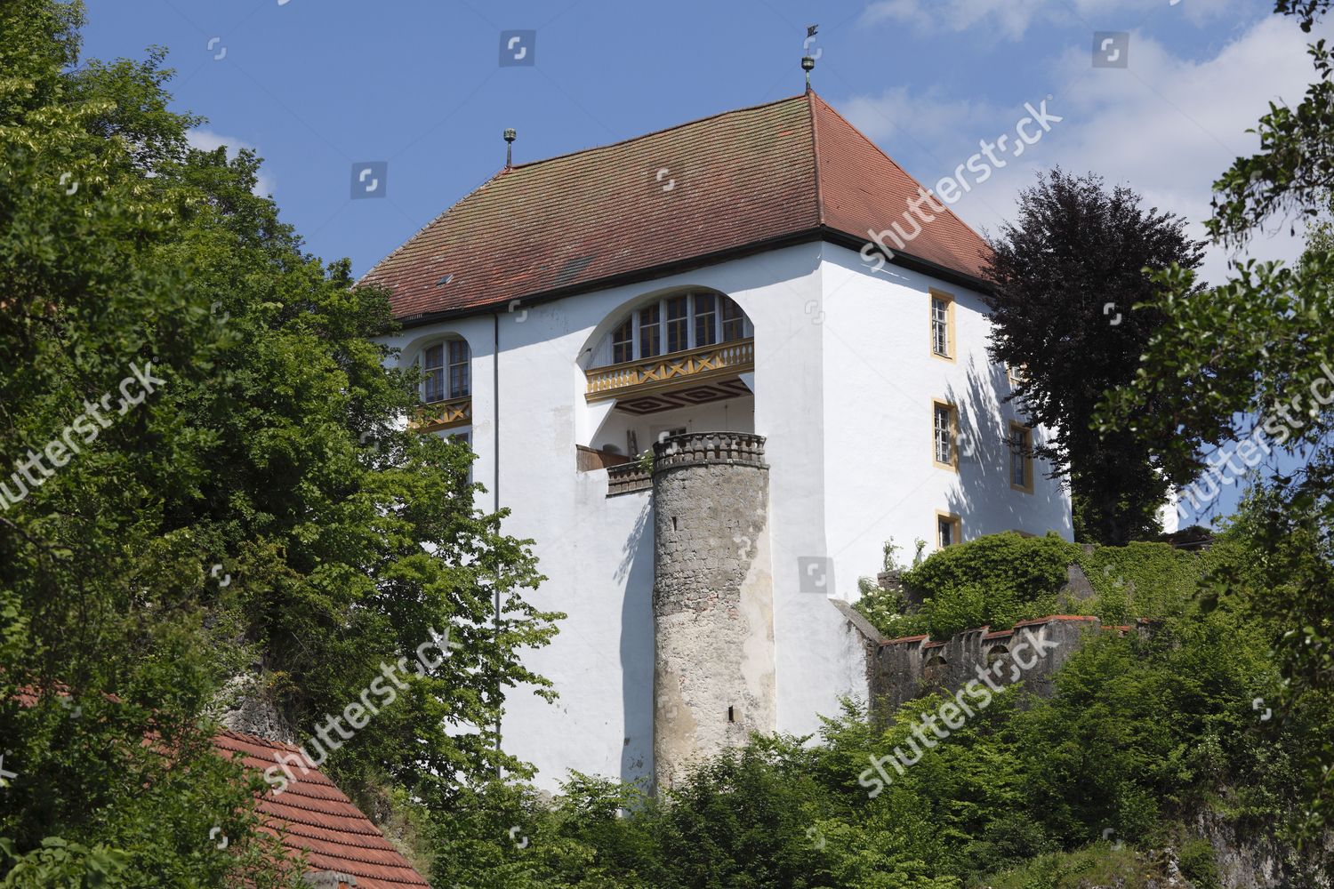 Schloss Freienfels Castle Hollfeld Franconian Switzerland Editorial ...