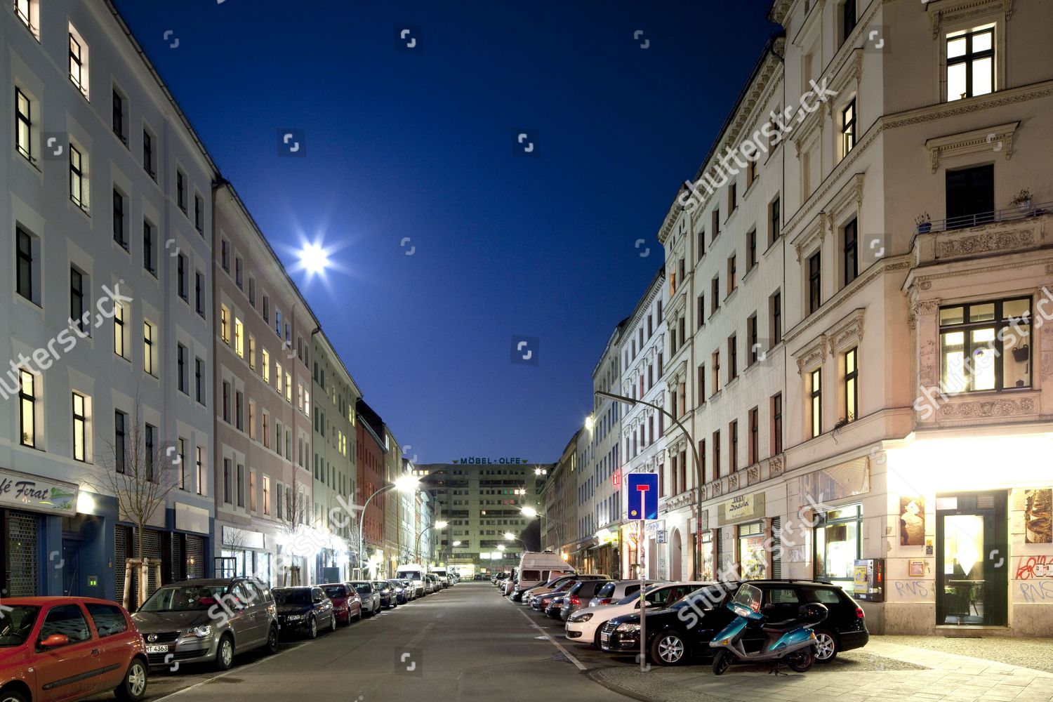 Wilhelminian Style Buildings Dresdener Strasse Street Editorial Stock ...