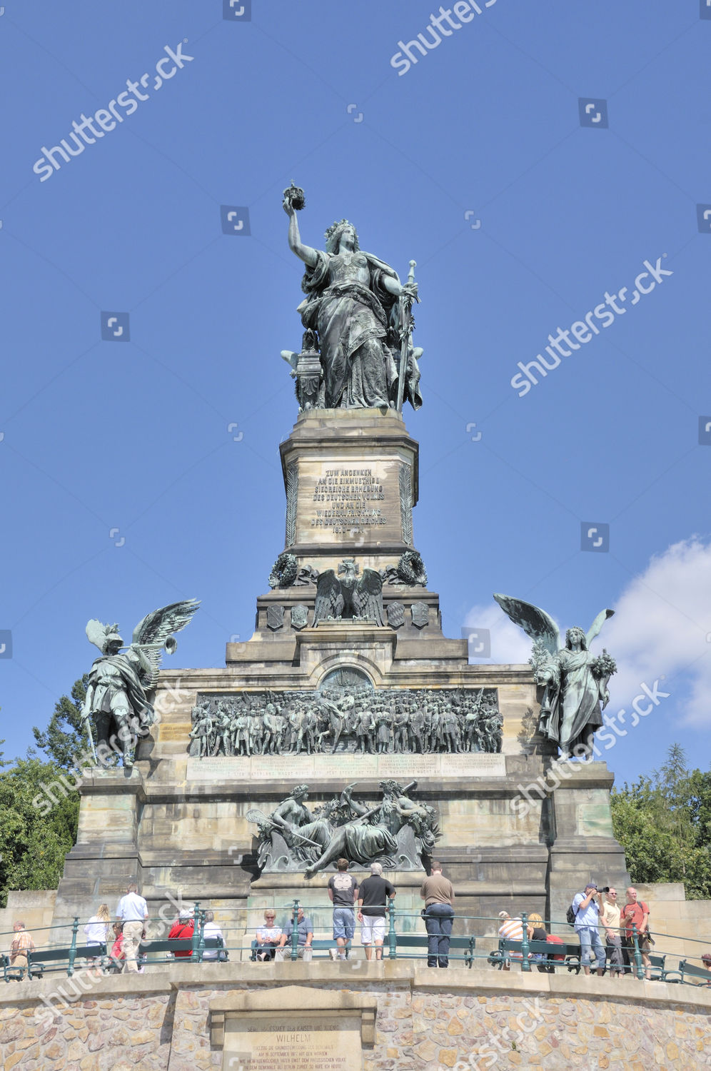 Germania Niederwalddenkmal Memorial Rheingau Unesco World Editorial ...