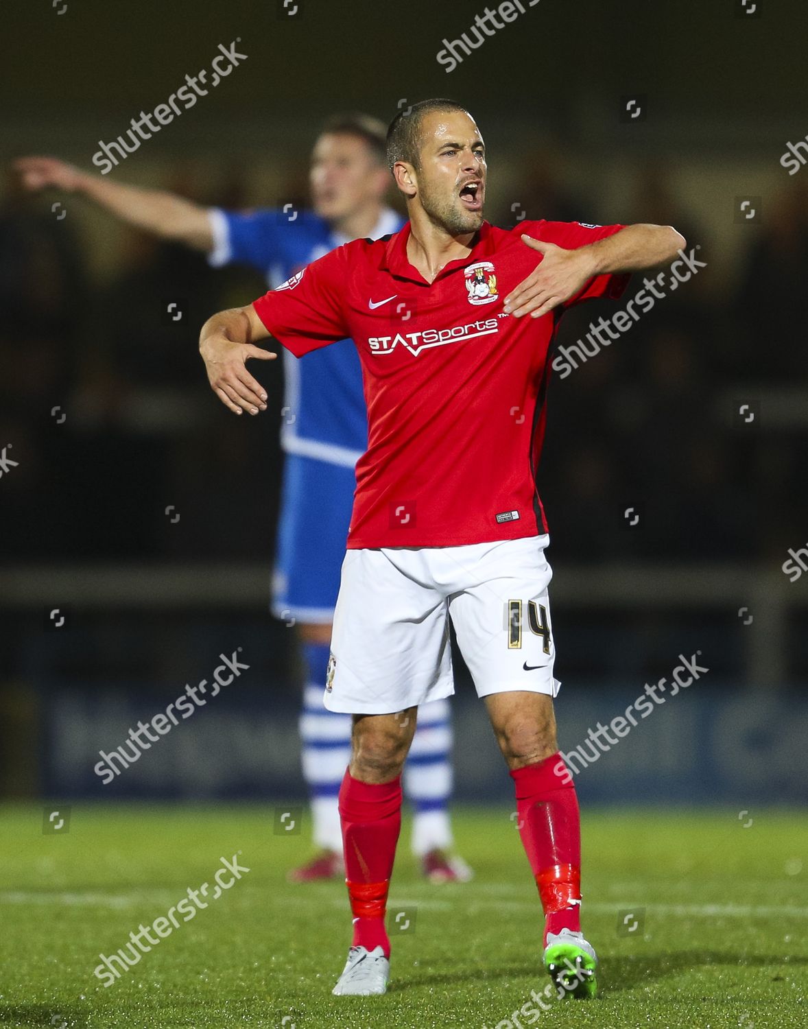 Joe Cole Coventry City Shouts His Editorial Stock Photo - Stock Image ...
