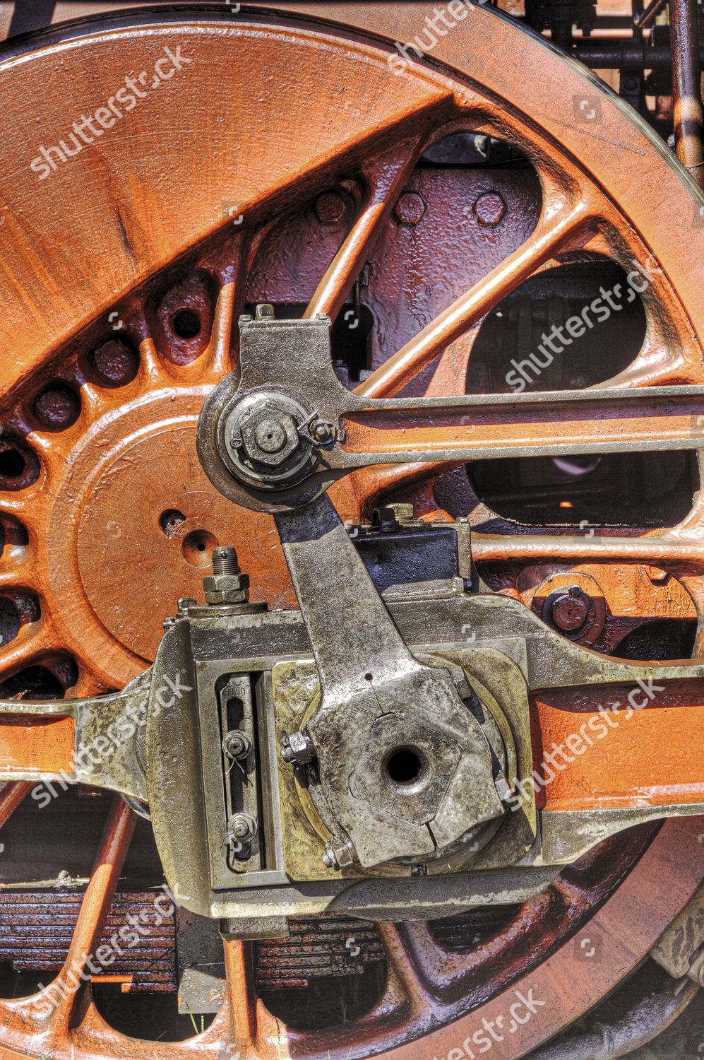 Drive Shaft Historic Steam Locomotive Editorial Stock Photo - Stock ...