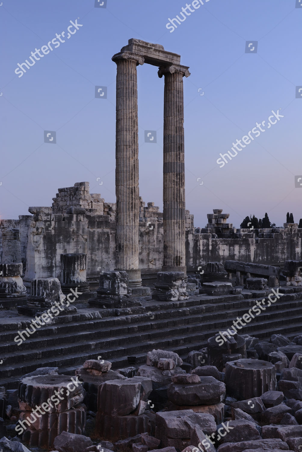 Didyma Didymaion Apollo Temple Important Oracle Editorial Stock Photo ...