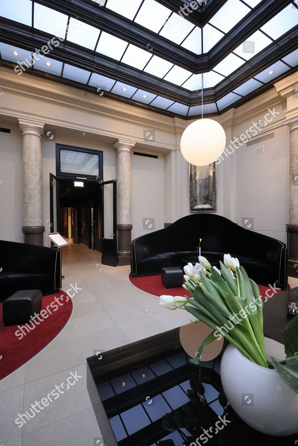 Lobby Hotel De Rome Luxury Hotel Editorial Stock Photo - Stock Image ...