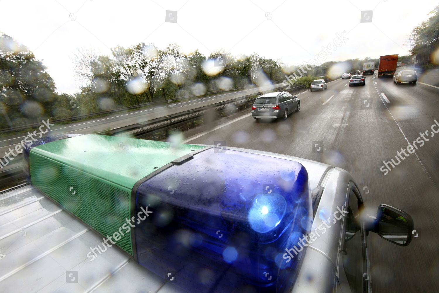 Highway Police Patrol Car On Patrol Editorial Stock Photo - Stock Image ...