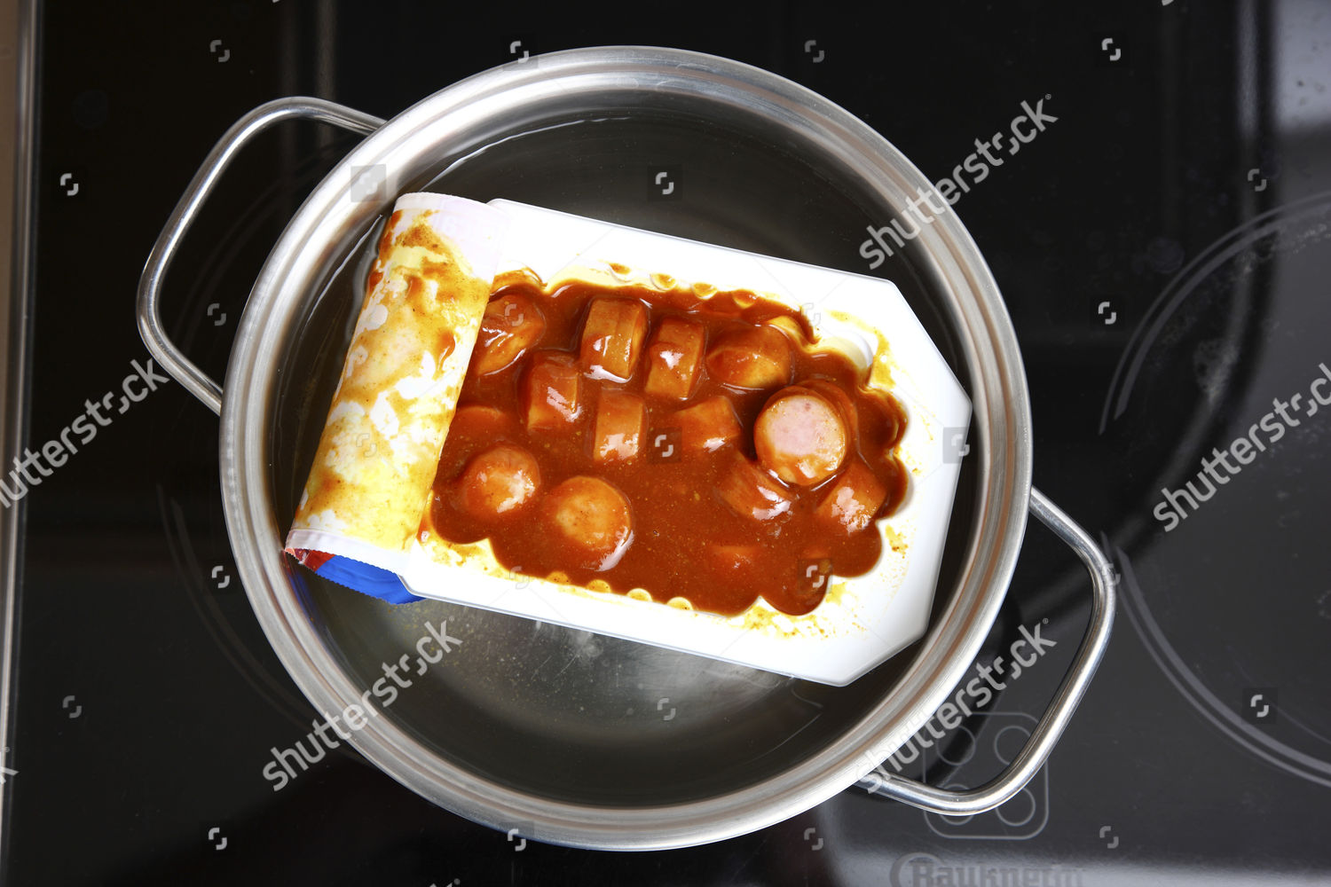 Reheating Instant Meal Plastic Container Water Editorial Stock Photo ...