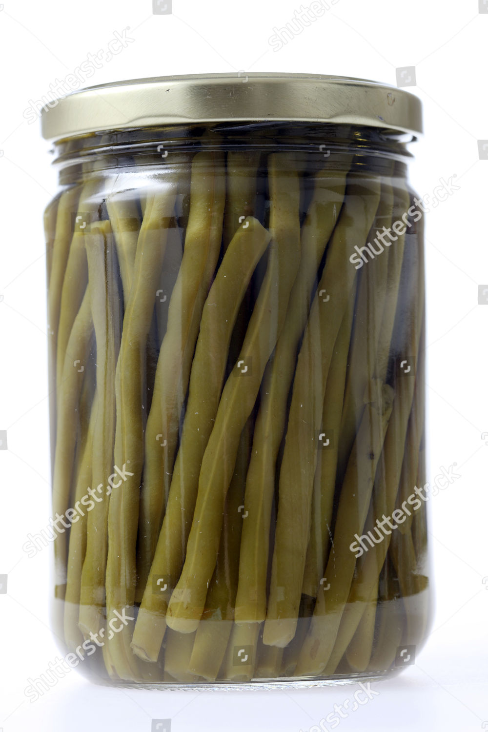 Green Beans Conserved Glass Packaging Editorial Stock Photo - Stock ...