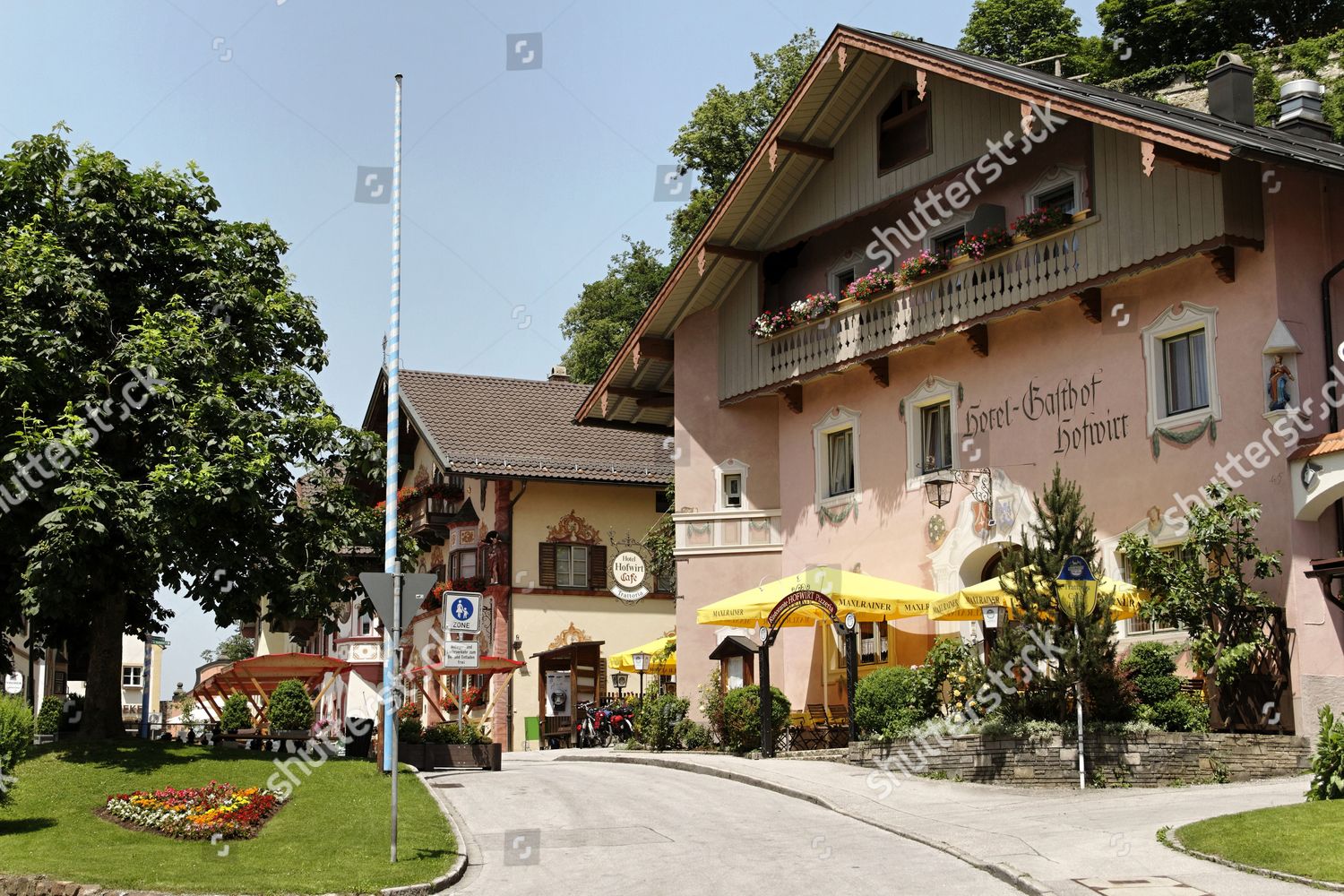 Hotel Gasthof Hofwirt Markt Neubeuern Upper Editorial Stock Photo ...