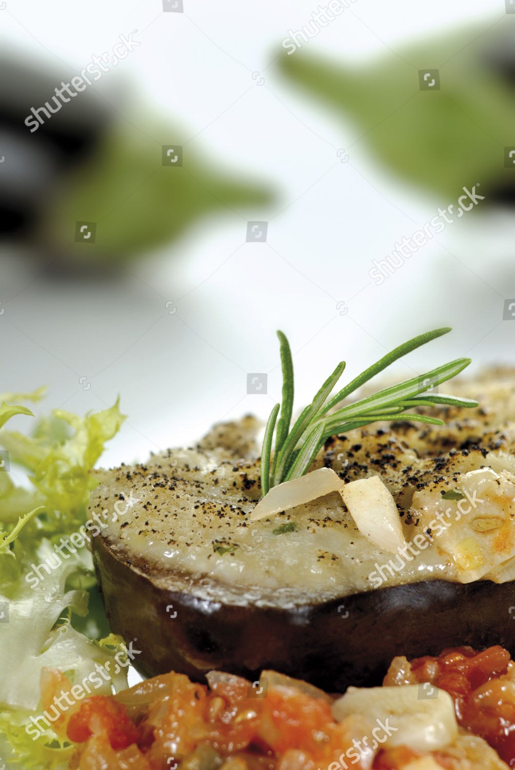 Stuffed Eggplants Monkfish Editorial Stock Photo - Stock Image ...