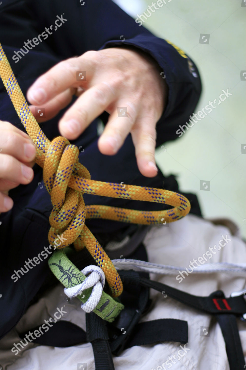 Toprope Climber Kletterzentrum Hamburg Climbing Centre Editorial Stock ...