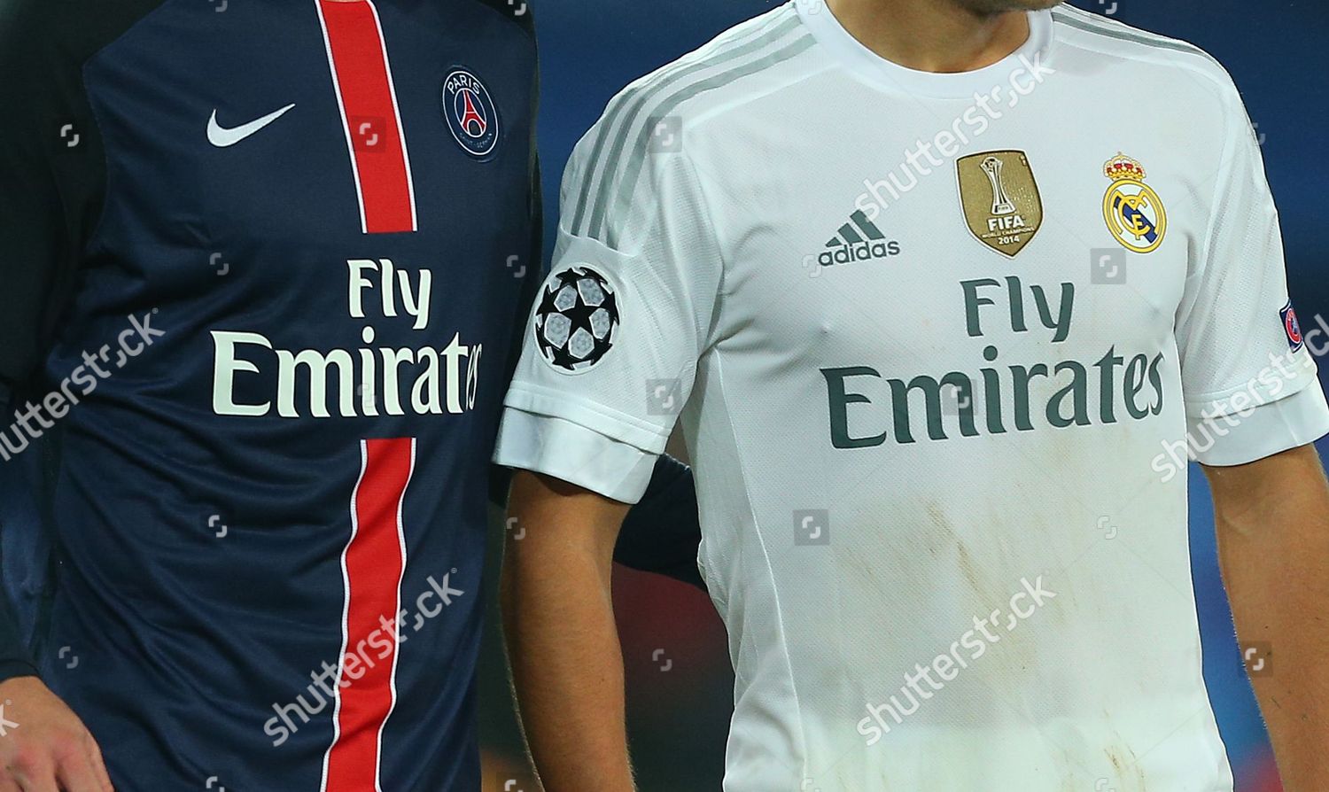 Detailed View Showing Fly Emirates Shirt Editorial Stock Photo - Stock ...