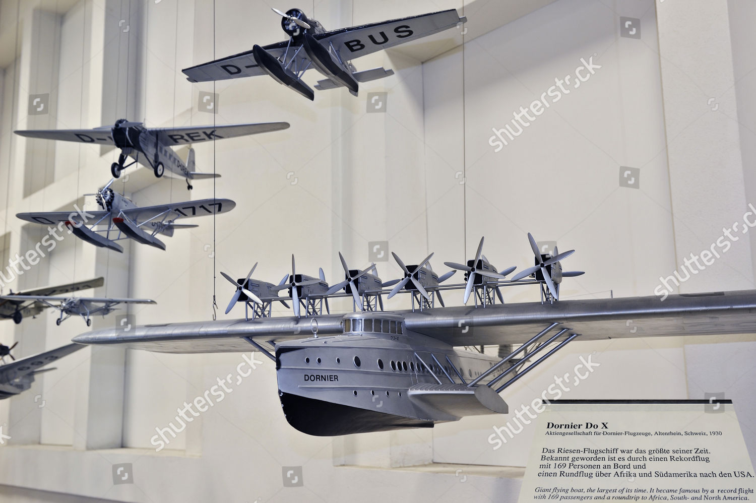 Model Dornier Giant Flying Boat Do Editorial Stock Photo - Stock Image ...