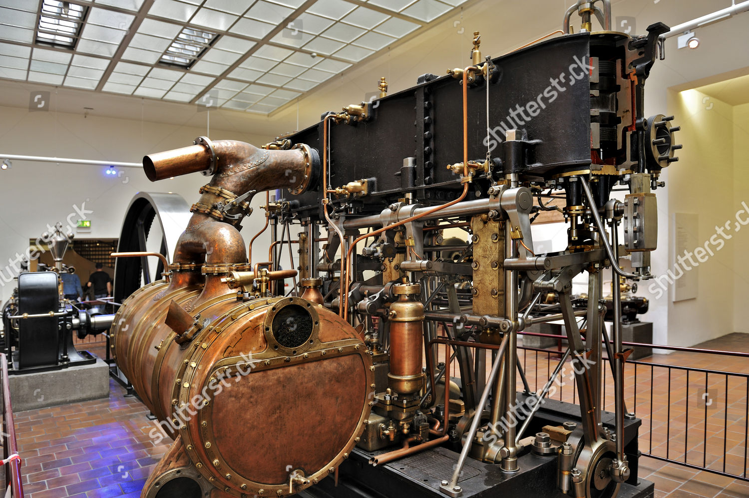 Tripleexpansion Steam Engine Ship 1883 Deutsches Editorial Stock Photo ...