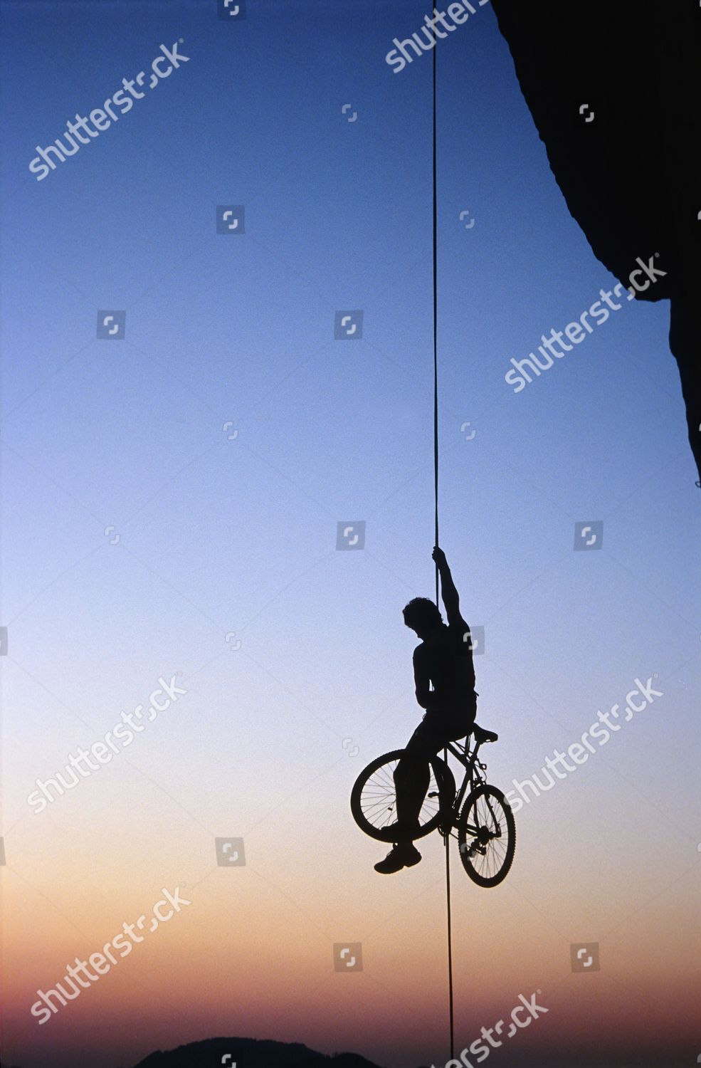 Model Released Extreme Sport Man Abseiling Editorial Stock Photo ...