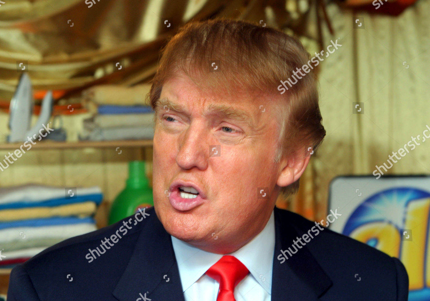 Donald Trump Gives Press Conference Laundry Editorial Stock Photo ...