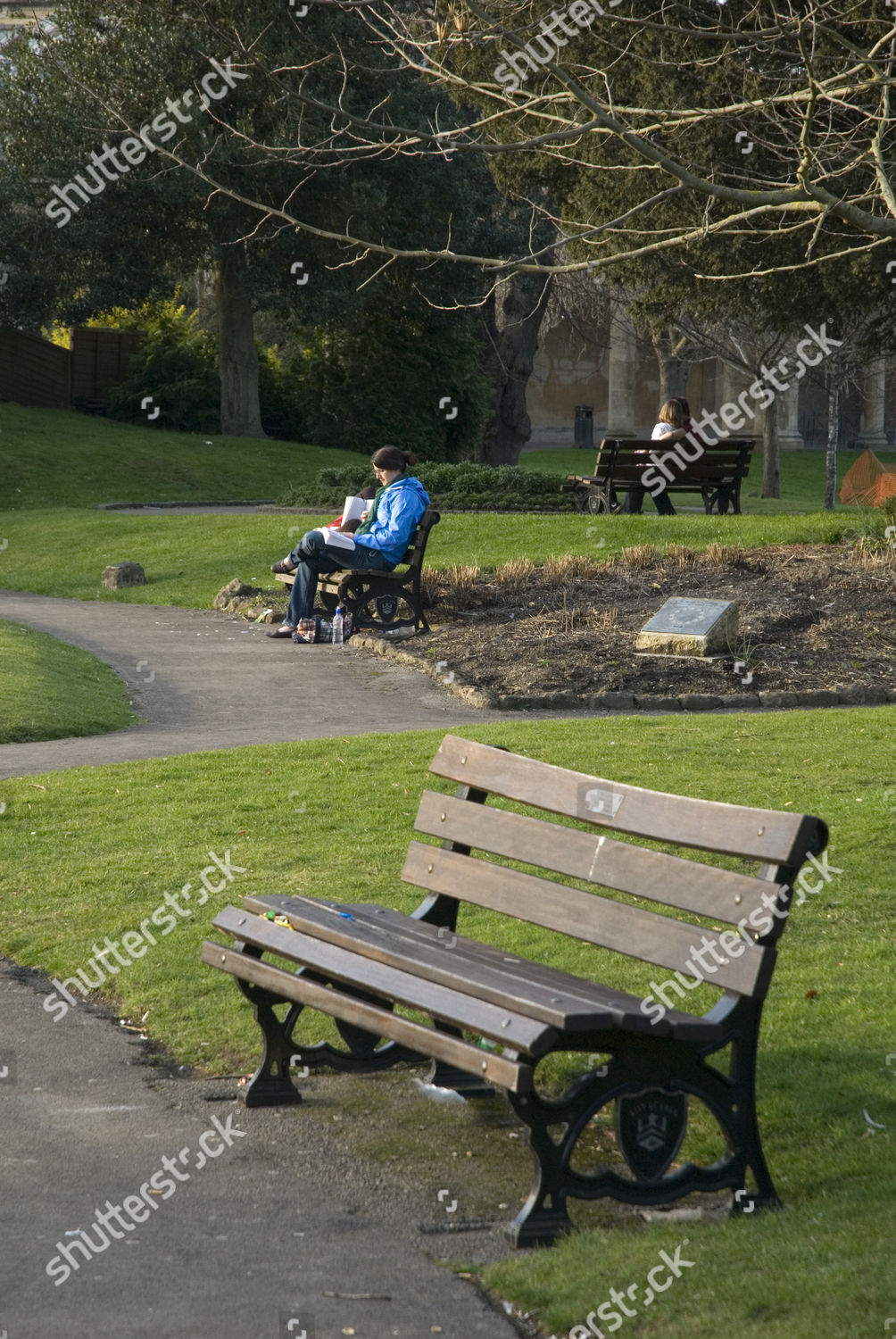 People Benches Park Editorial Stock Photo - Stock Image | Shutterstock