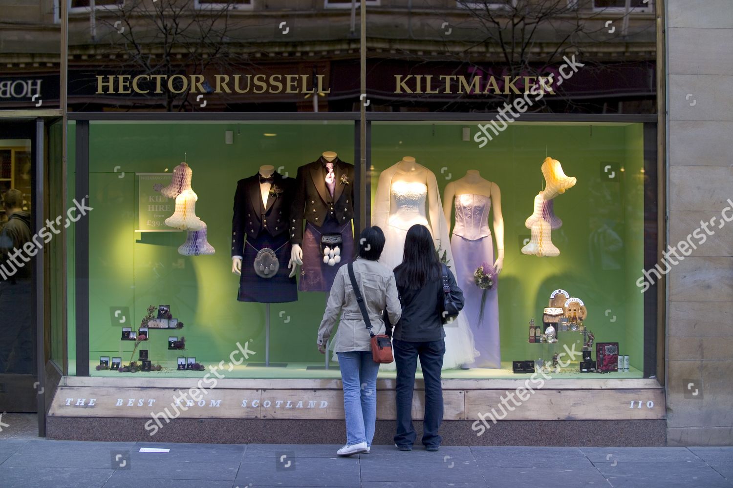 Tourists Looking Window Display Hector Russells Editorial Stock Photo ...