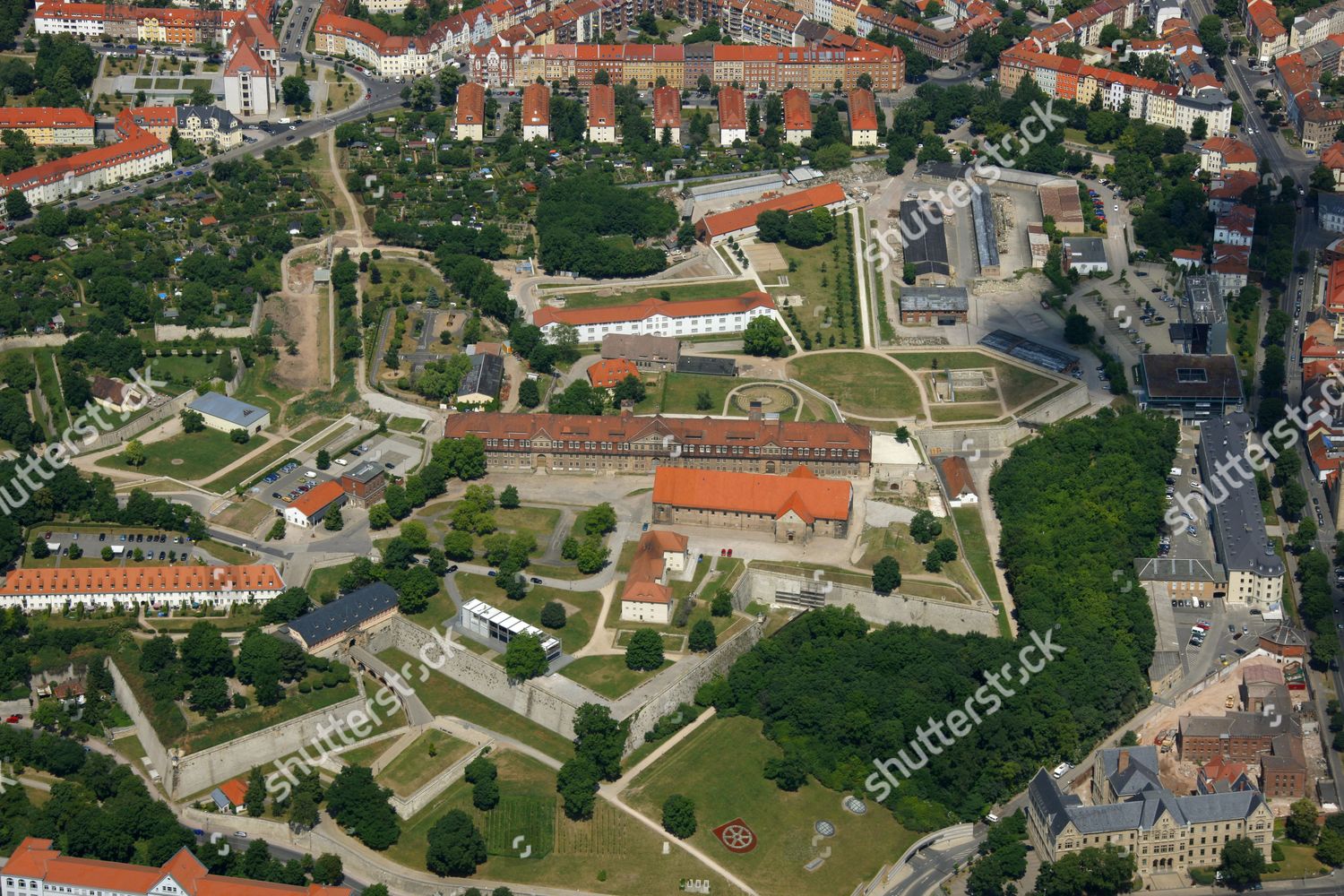 Aerial View Petersberg Citadel Known Petersberg Editorial Stock Photo ...