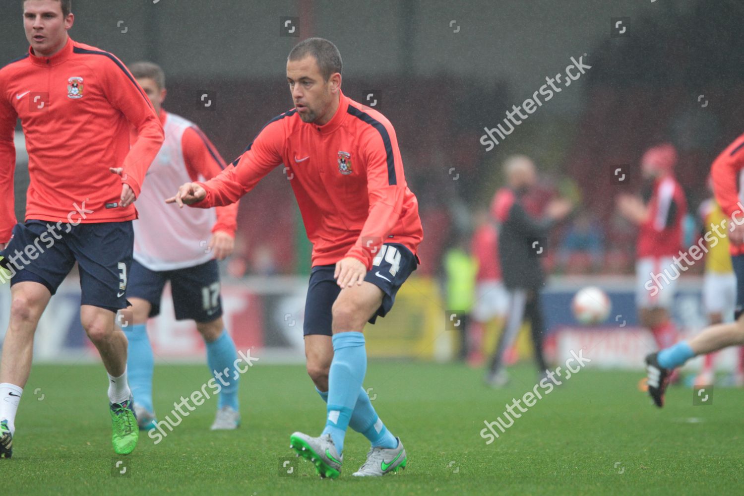 Coventry City Midfielder Joe Cole Warming Editorial Stock Photo - Stock ...