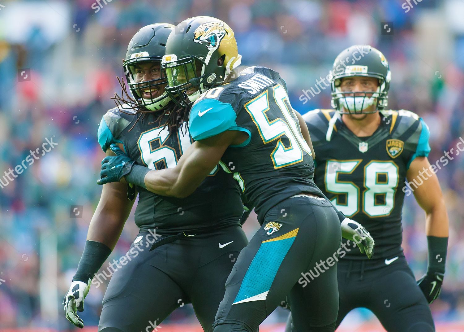 Jacksonville Jaguars Line Backer Telvin Smith Editorial Stock Photo ...