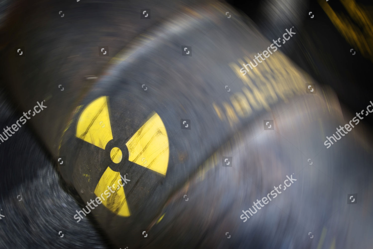 Rusty Barrel Radiation Warning Symbol Editorial Stock Photo - Stock ...