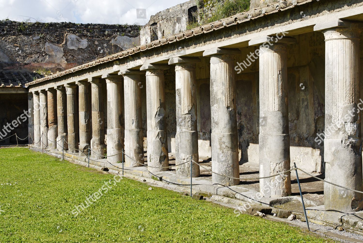 Therme Di Stabia Stabian Baths Pompei Editorial Stock Photo - Stock ...