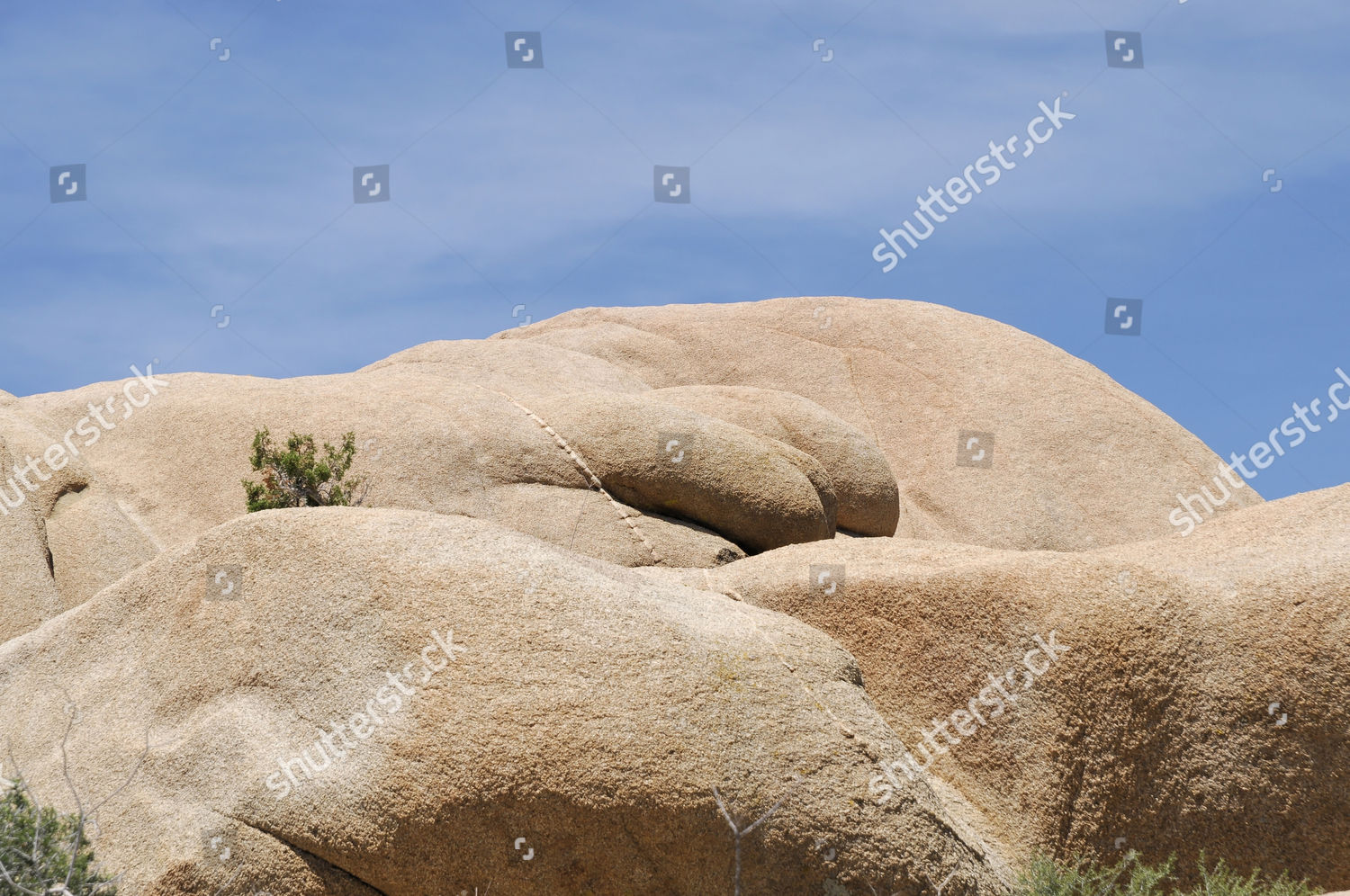 Monzogranite Formations Joshua Tree National Park Editorial Stock Photo ...