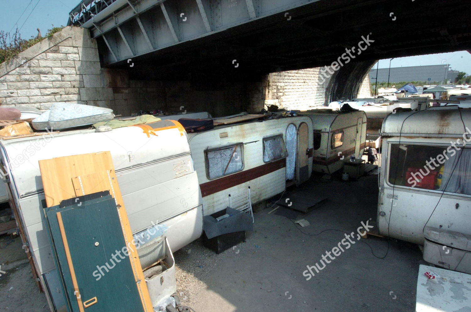 Gypsy Site North Paris Gypsies Have Editorial Stock Photo - Stock Image ...
