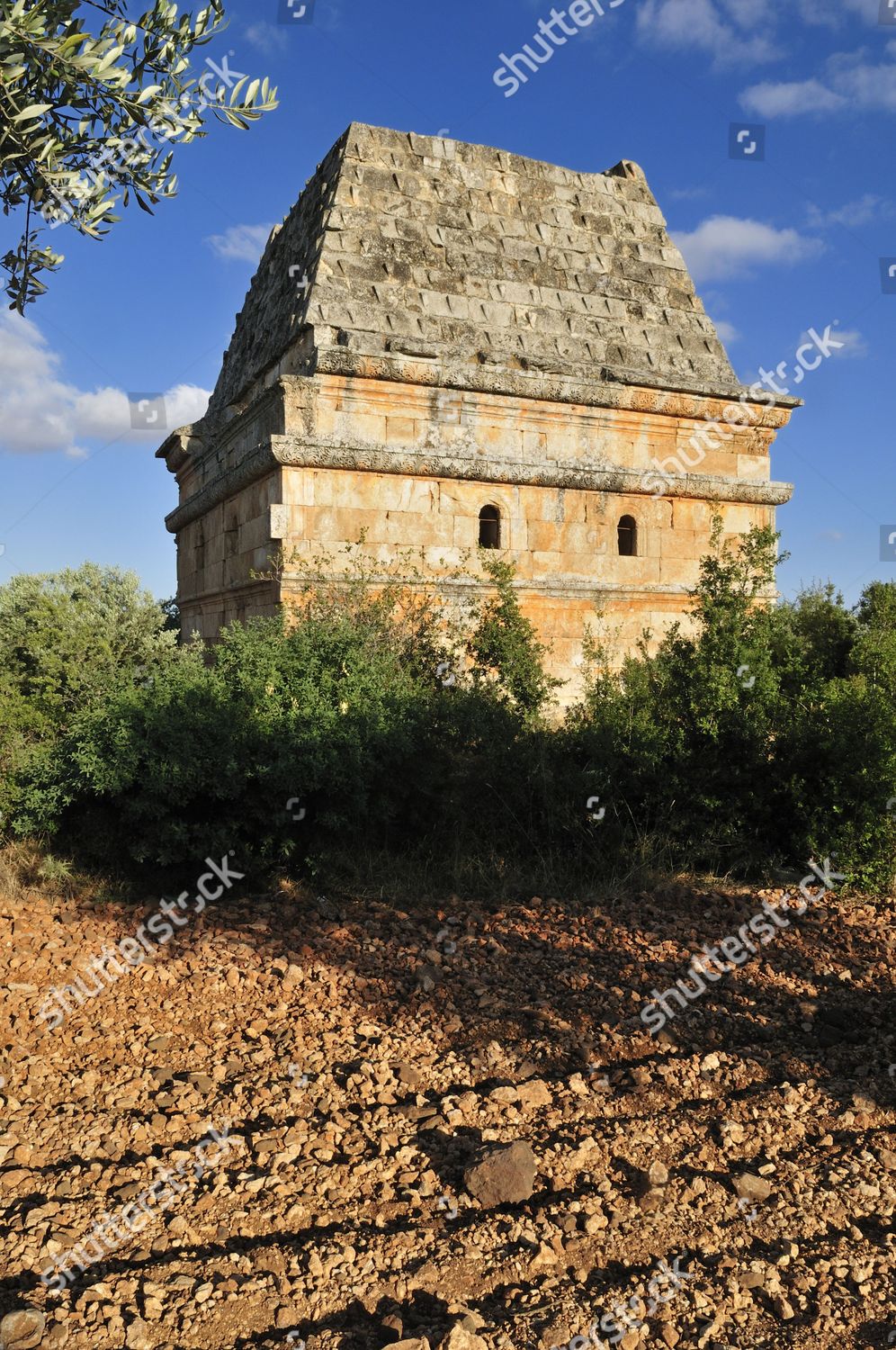 Byzantine Grave Tower Archeological Site Albara Editorial Stock Photo ...